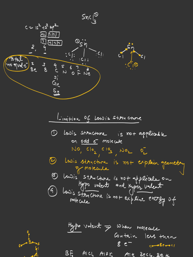 Chemical Bonding - L-03 (Class Notes) - Lewis Structure | PDF