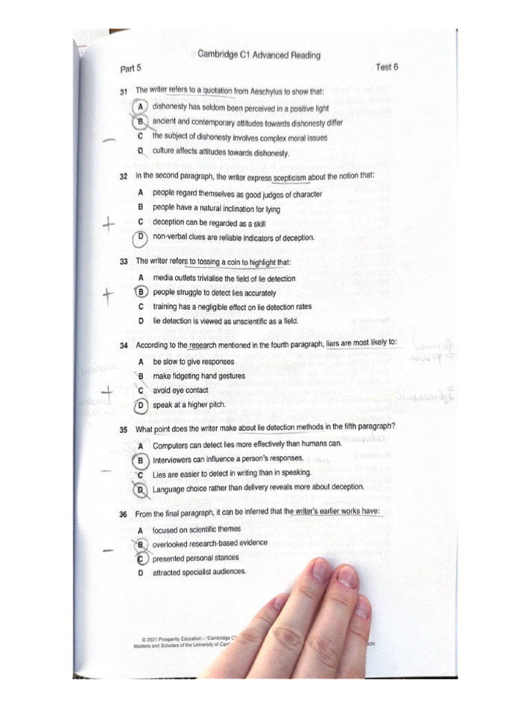 Cambridge C1 Advanced Reading | PDF