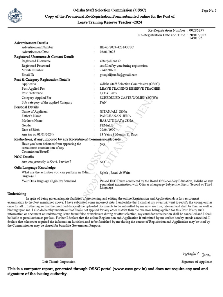 Registration_Report (3) | PDF