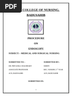 Endoscopy Checklist | PDF | Colonoscopy | Endoscopy