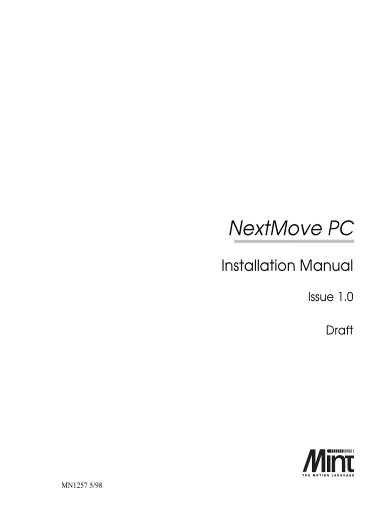 Baldor NextMove Manual | PDF | Private Law | Common Law