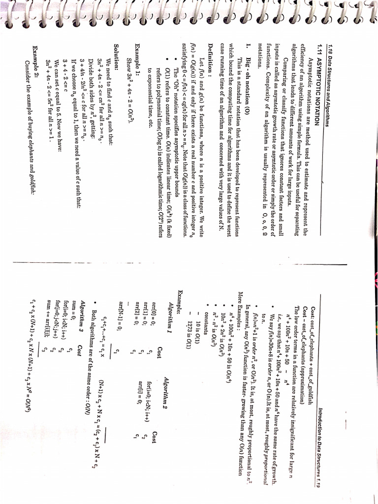 Asymptotic Notation | PDF
