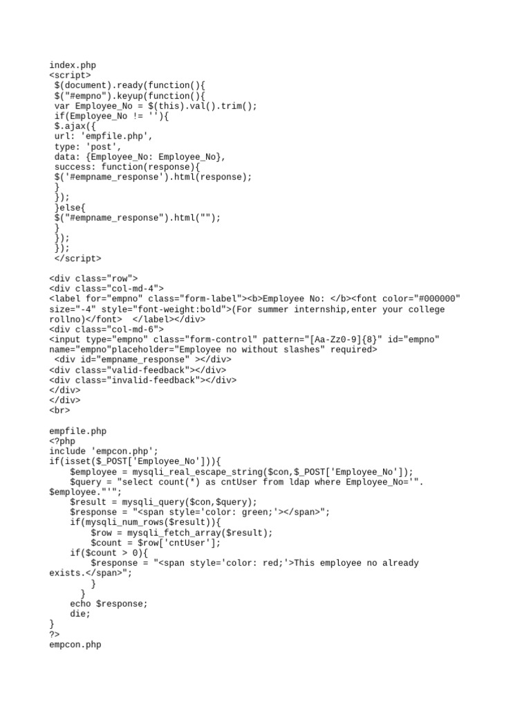 Already Exist | PDF