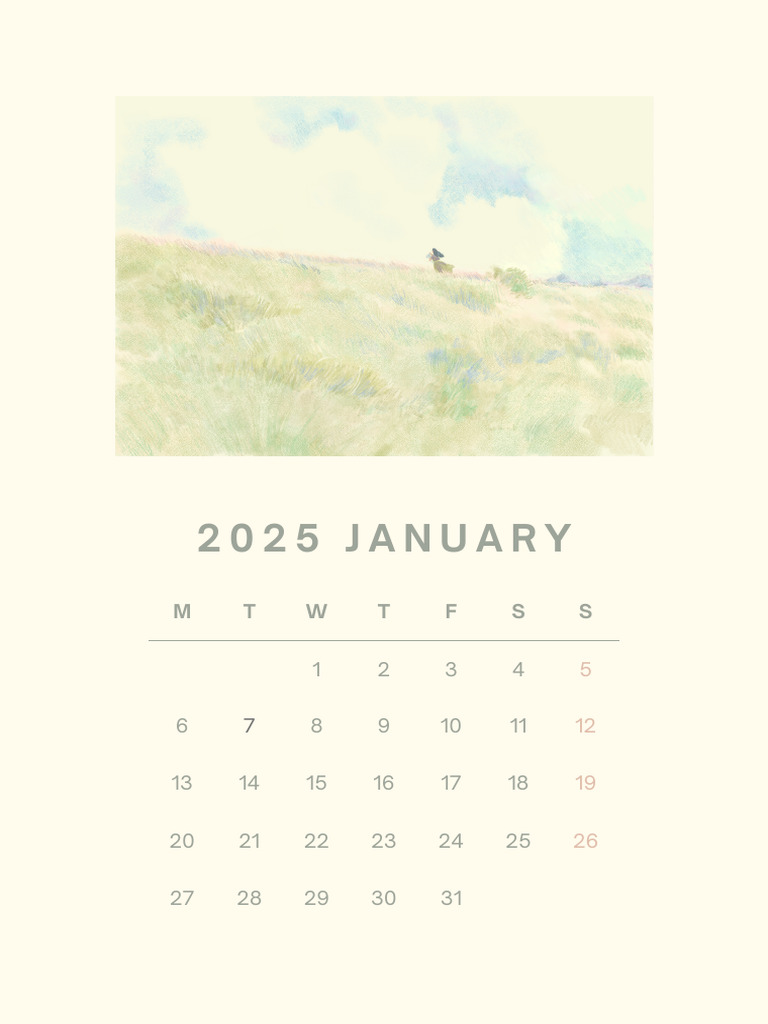2025 Monthly Calendar Overview | PDF