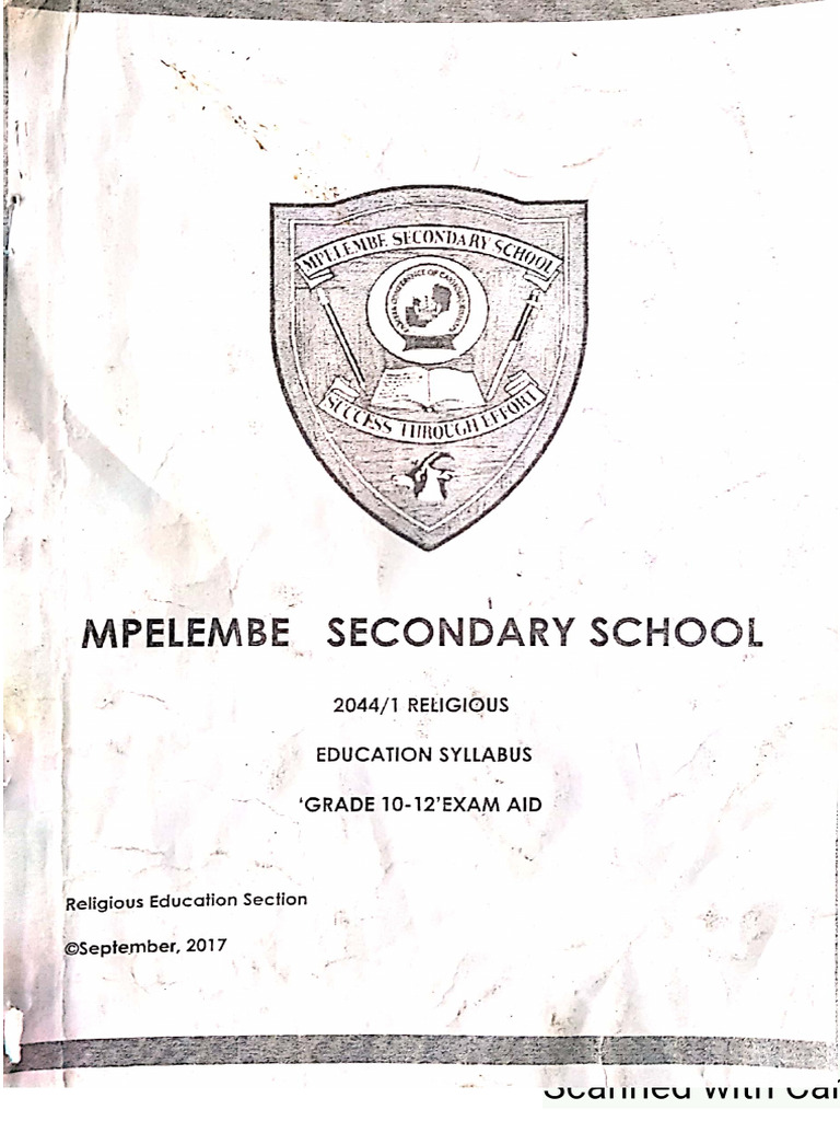 Religious Education 2044 Pamphlet | PDF