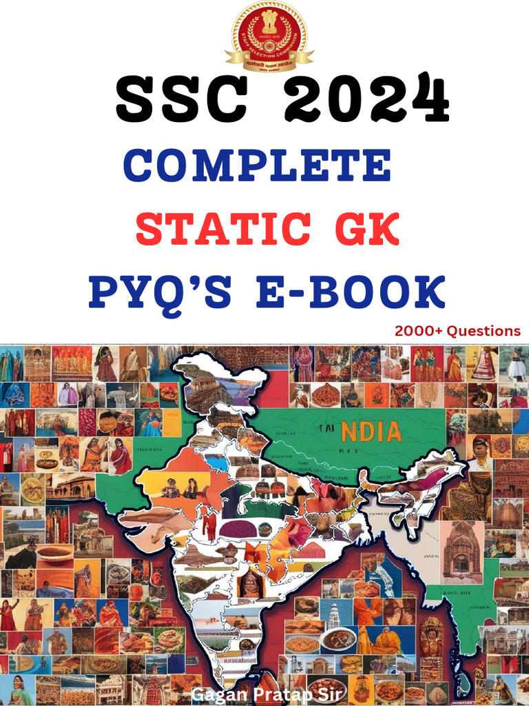 SSC 2024 Complete Static GK (English) | PDF | Dances