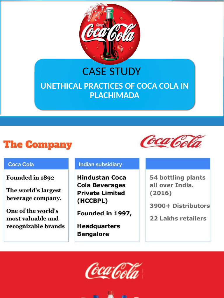 Coca-Cola's Pesticide Controversy in Plachimada | PDF