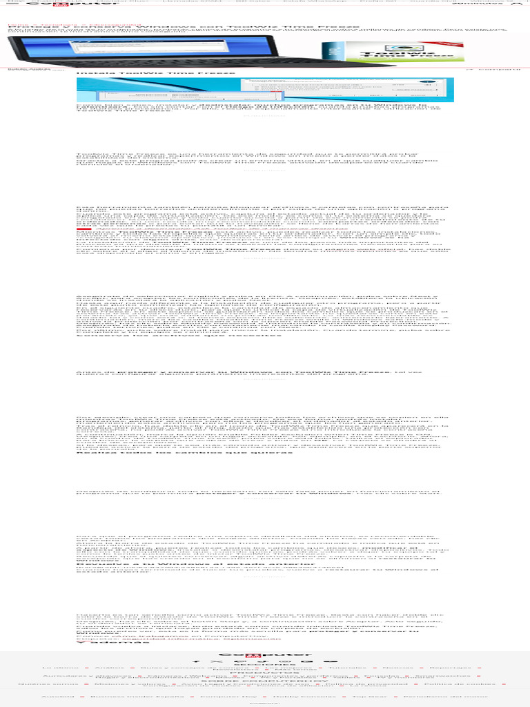 Protege y Conserva Windows Con ToolWiz Time Freeze | PDF | Archivo de computadora | Microsoft ...