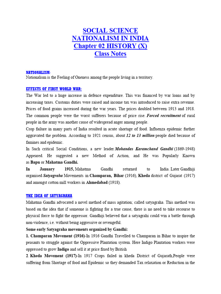 Nationalism and Gandhi's Movements in India | PDF | Mahatma Gandhi | Dalit