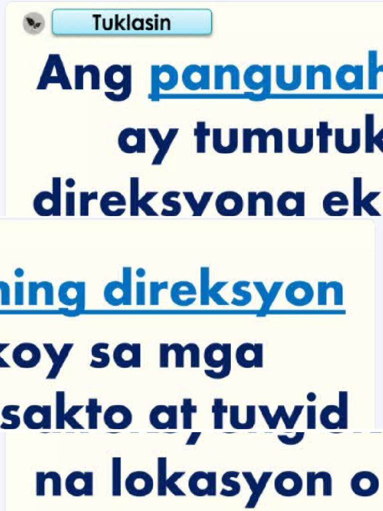 Direksyon | PDF