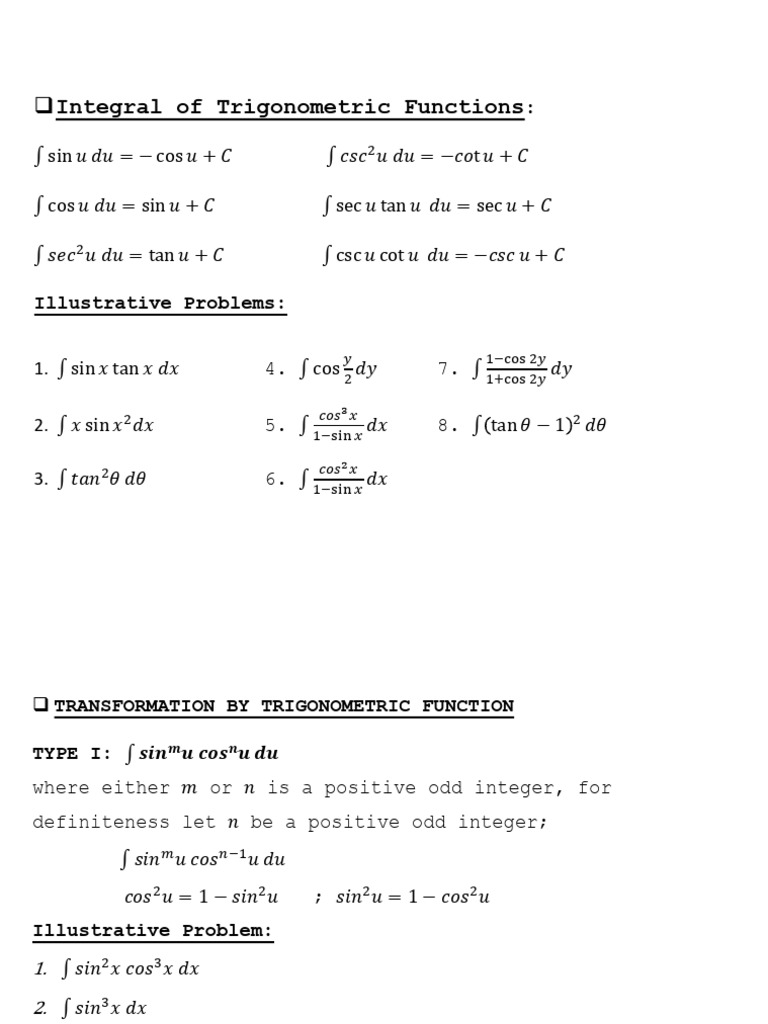 Math 103 Module 3 Trigonometric Transformation of Trigonometric ...