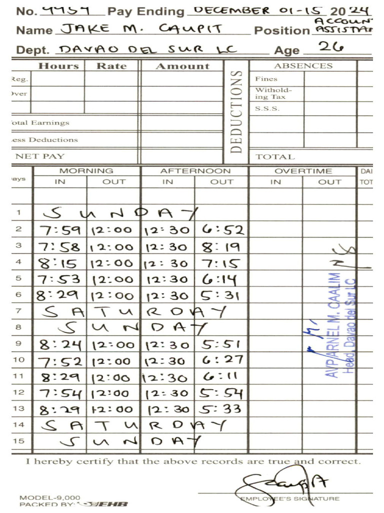 DavaodelSurLC Caupit 12.01.15.2024 | PDF