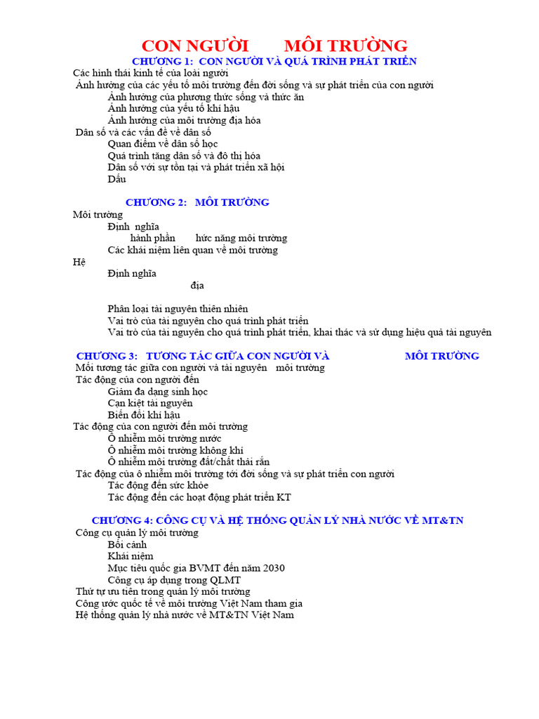 CNMT - noi dung môn học | PDF