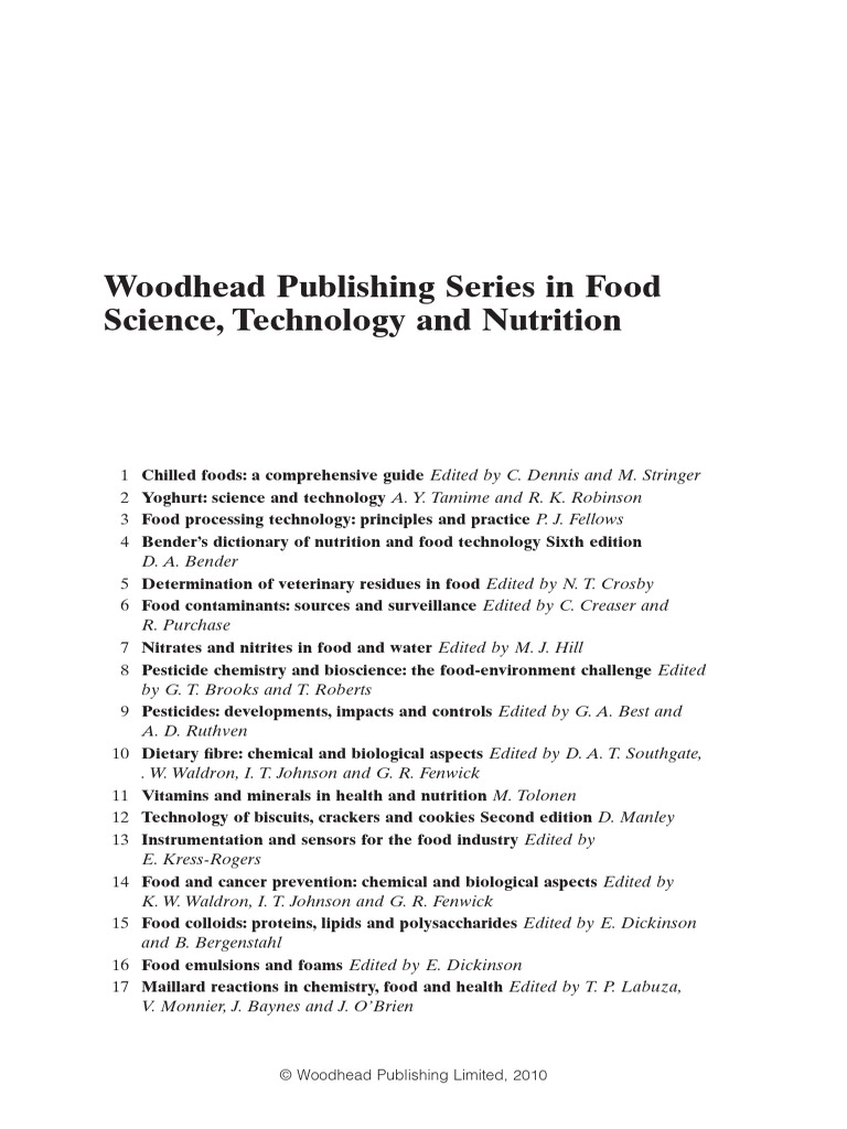 Comprehensive Food Science Guide | PDF | Foods | Biscuit