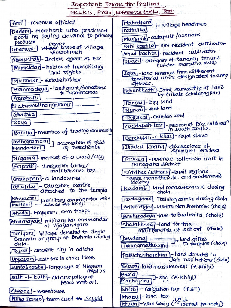 UPSC Prelims Notes by Neelesh Kumar | PDF