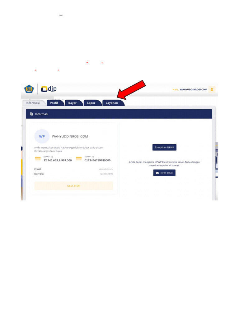 Cara Cetak KSWP di DJP Online | PDF