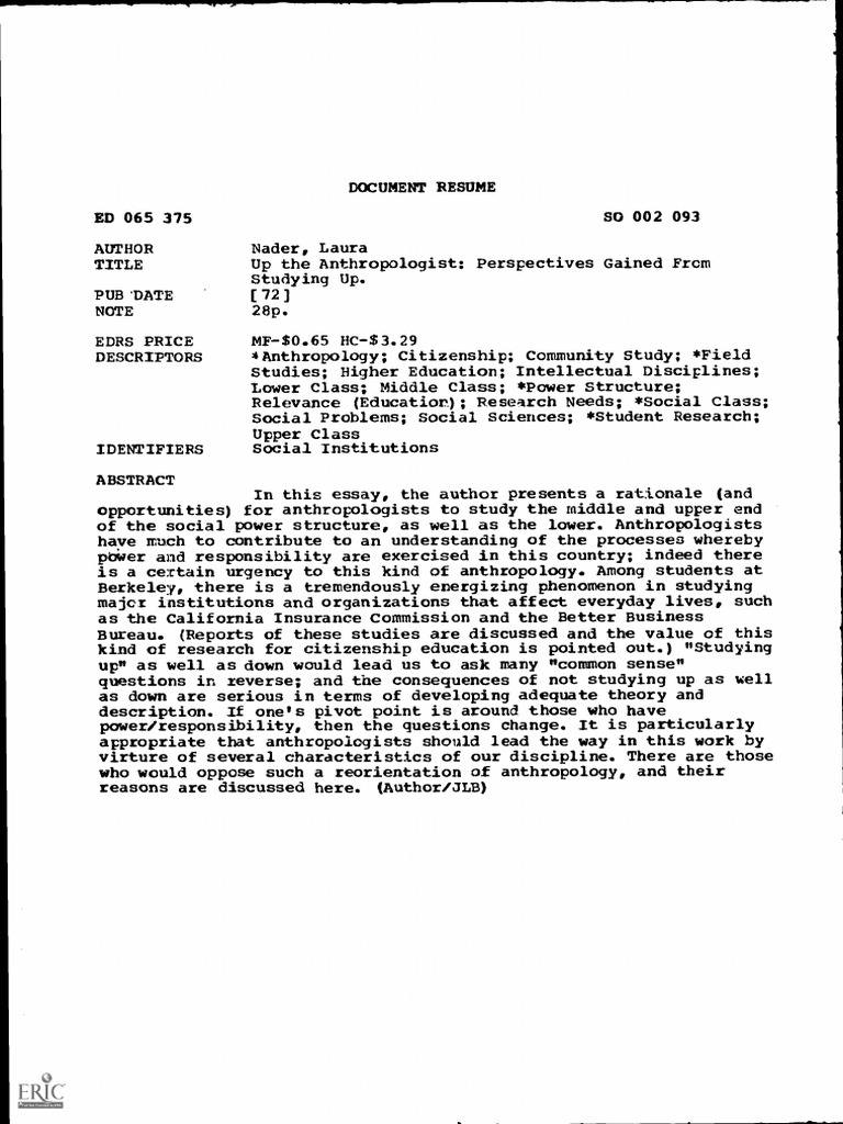 Laura Nader | PDF | Crimes | Crime & Violence