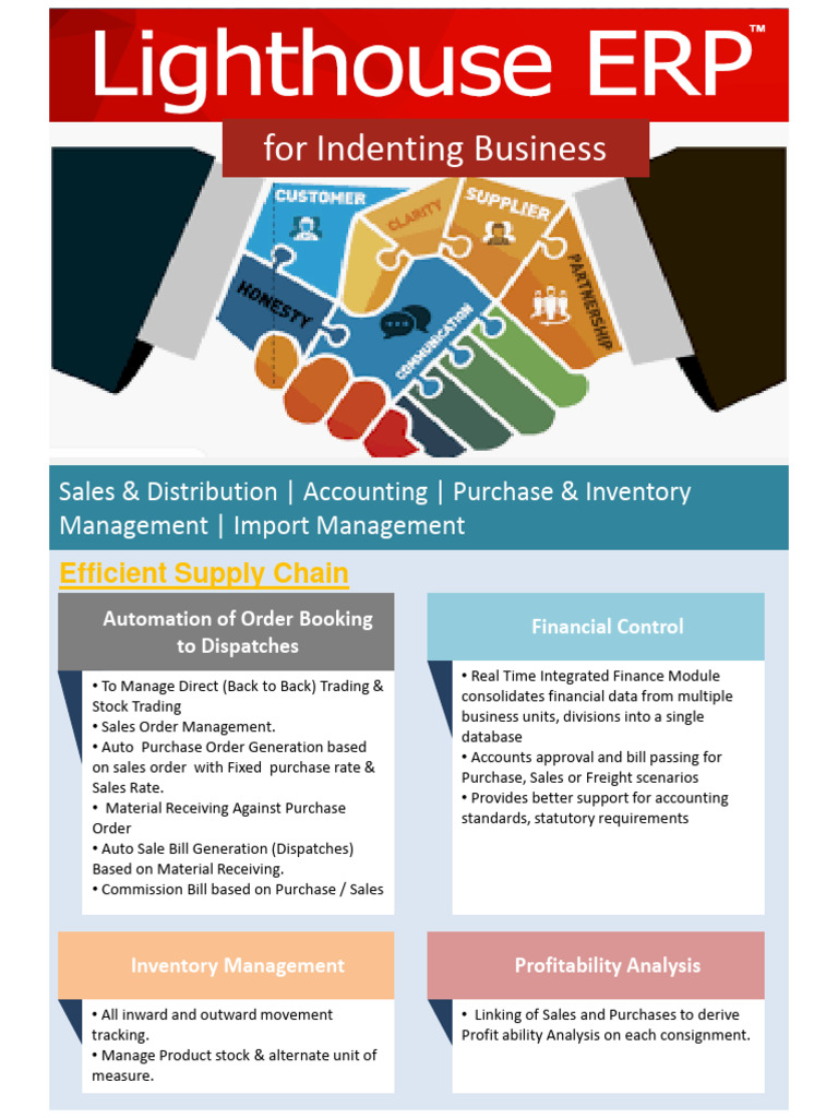 Flyer - Trading (Indenting Business) | PDF | Invoice | Inventory