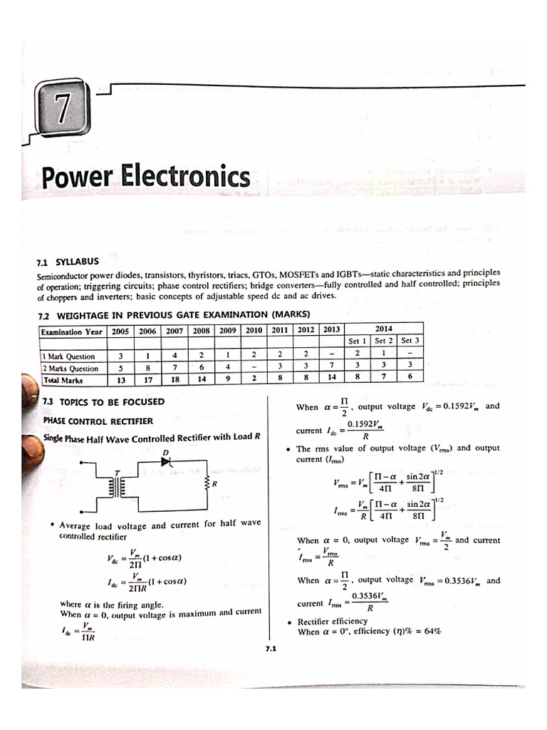 Power Electronics Pyq | PDF