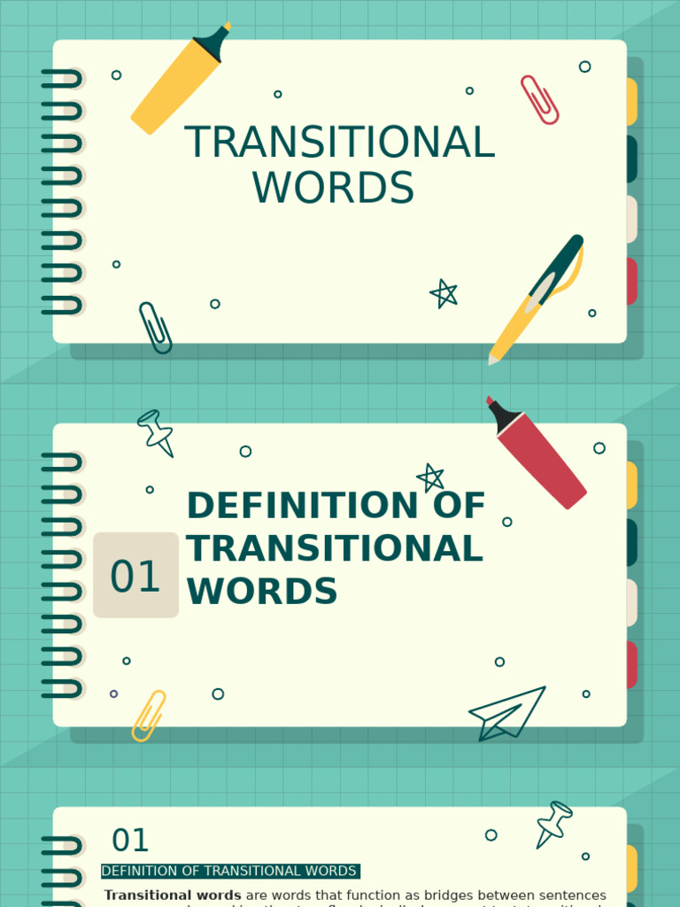 Transitional Words | PDF