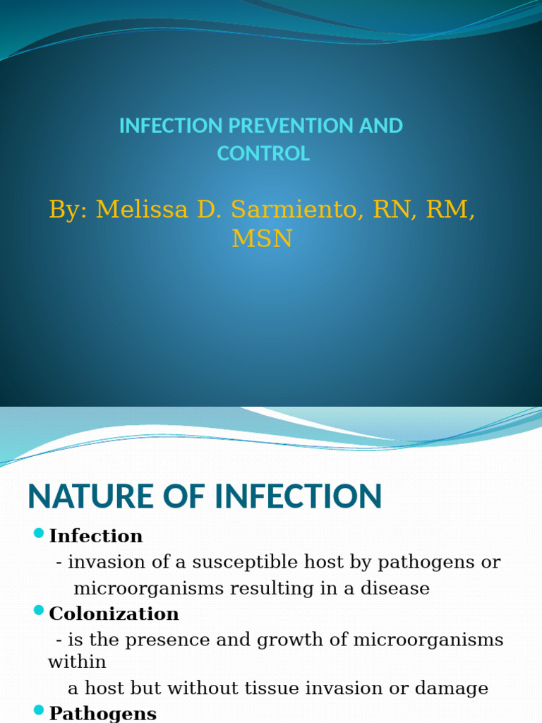 Infection Prevention & Control Guide | PDF | Infection | Pathogen