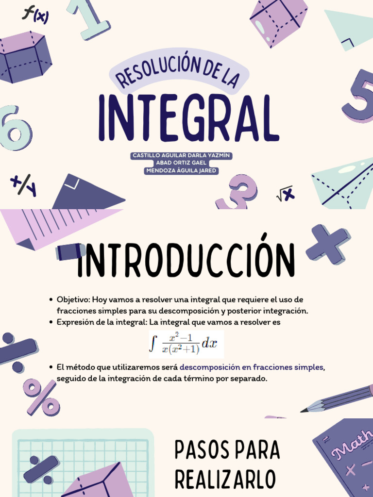 Resolución de Integrales con Fracciones Simples | PDF