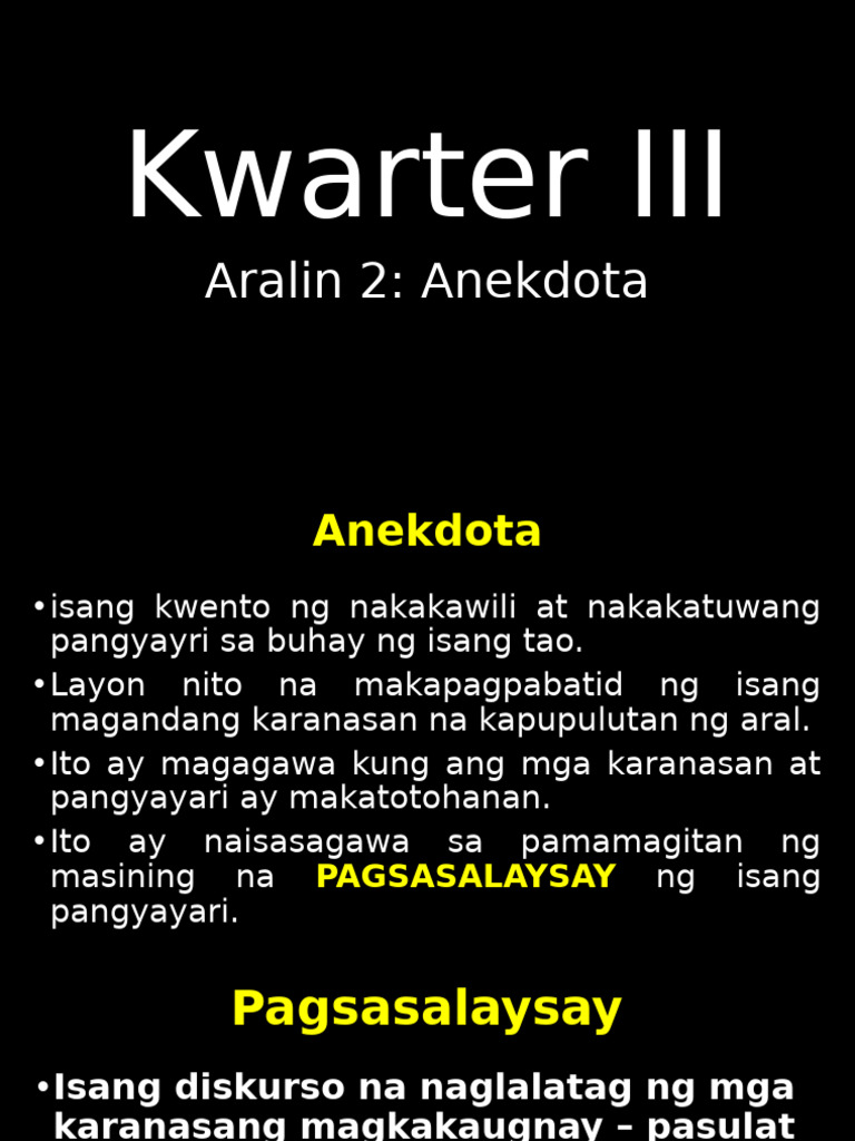 ANEKDOTA | PDF