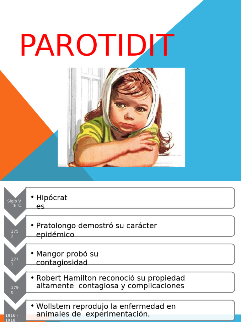 Parotiditis | PDF | Medicina | Especialidades Medicas