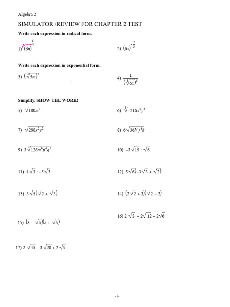 Simulator CH2 | PDF | Mathematics | Algebra