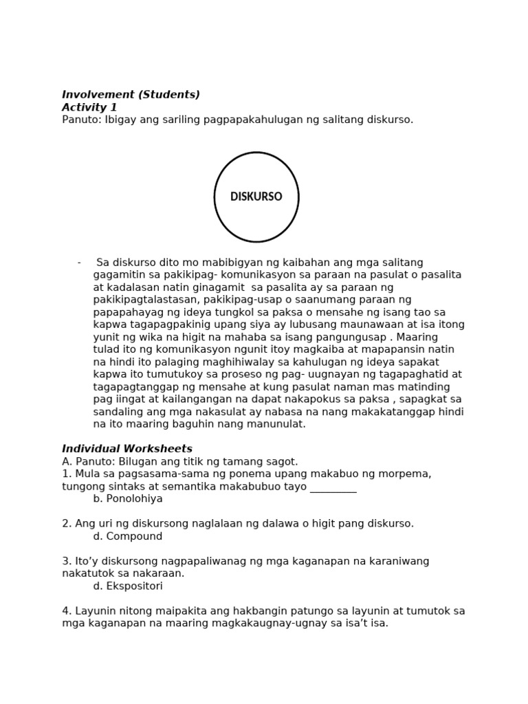 Harzel v. Urdas - Week 4 Answers in Filipino | PDF