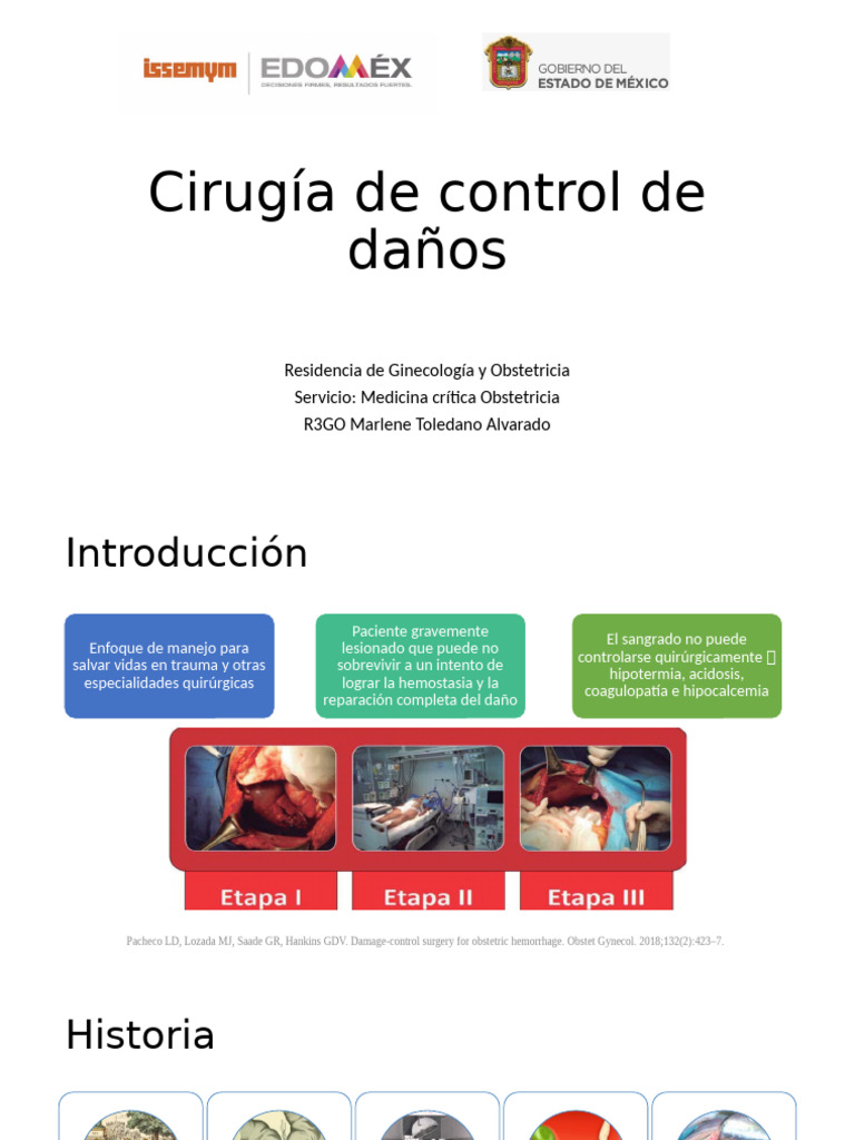 Cirugía de Control de Daños | PDF | Cirugía | Enfermedades y trastornos