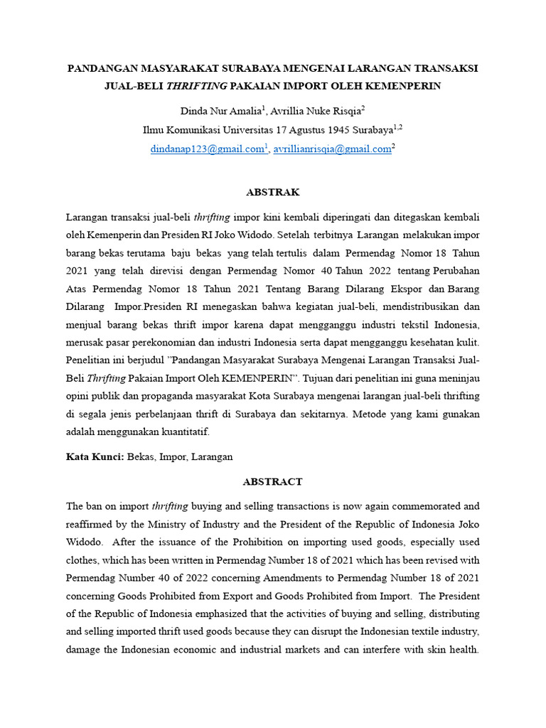 Tugas Ets Opini Publik Propaganda (A) - Dinda & Avril | PDF