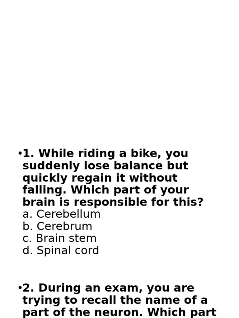 Quiz, Ner,Hormones, Mens | PDF | Nervous System | Luteinizing Hormone