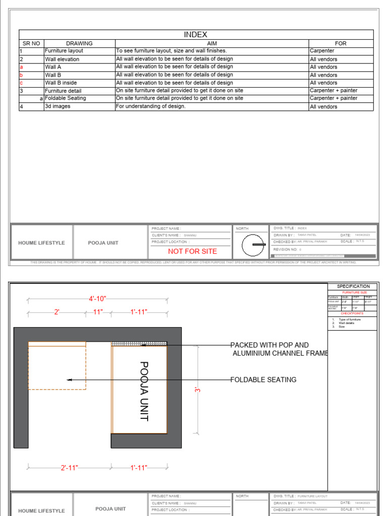 Pooja Unit | PDF | Architect | Architectural Elements