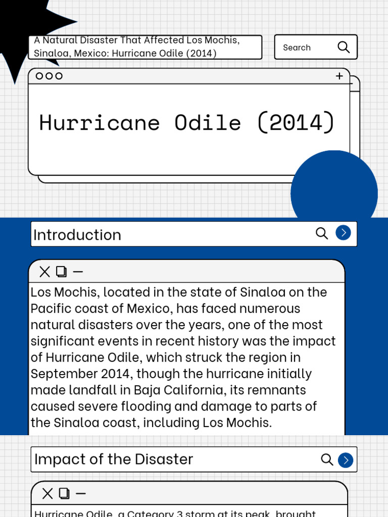 Hurricane Odile presentation | PDF