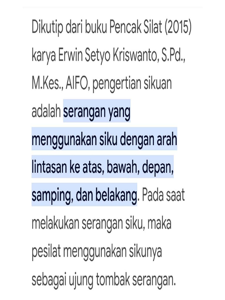 Serangan Siku | PDF