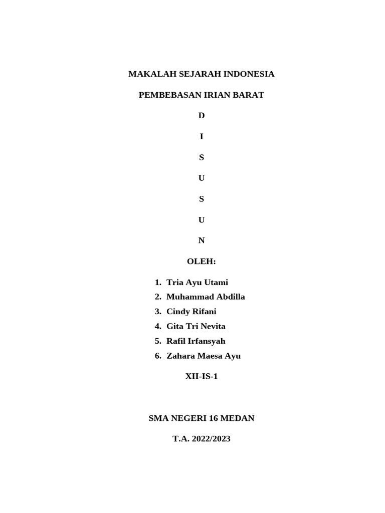 Makalah Sejarah Indonesia | PDF
