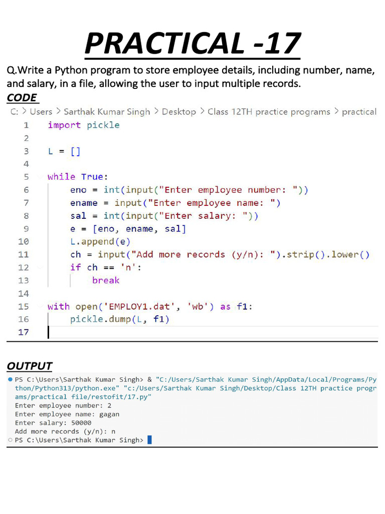 Practical - 17 | PDF