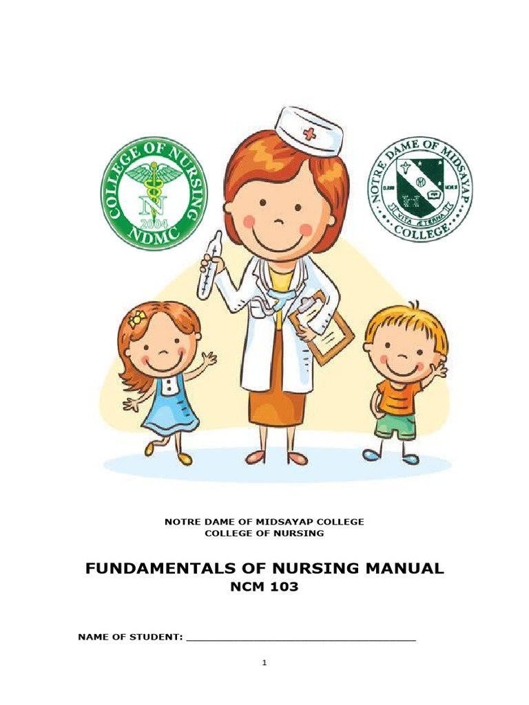 NCM 103 Manual Procedures | PDF | Nursing | Toilet