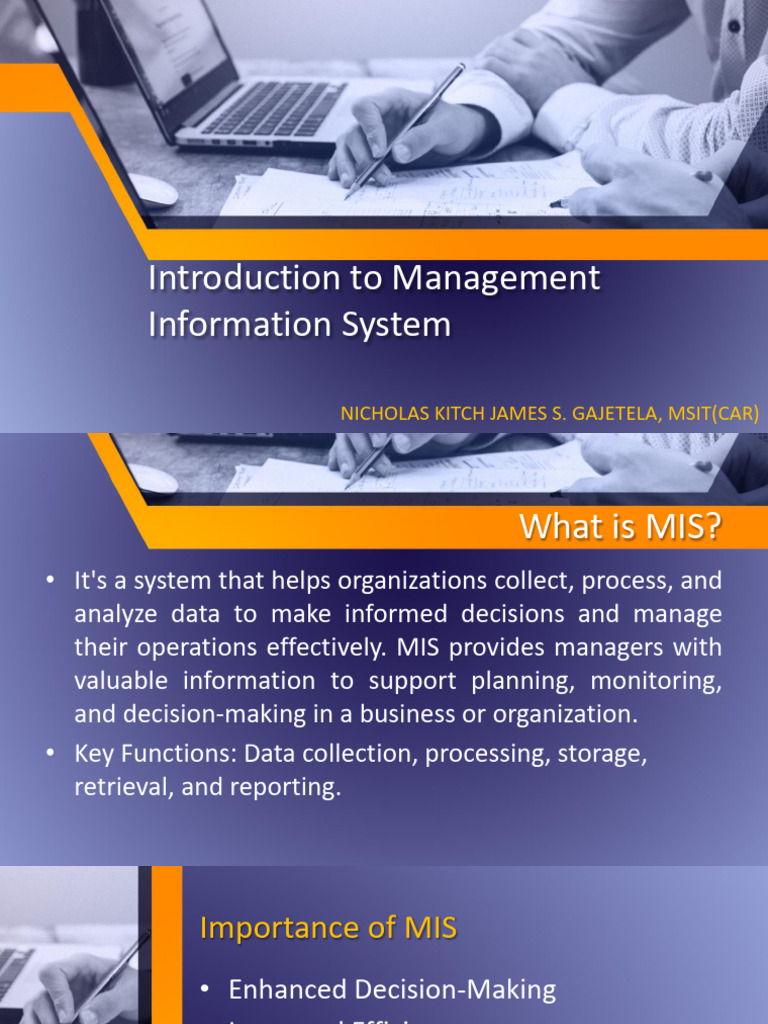Introduction to MIS | PDF | Computer Hardware | Databases Introduction to MIS | PDF | Computer Hardware | Databases