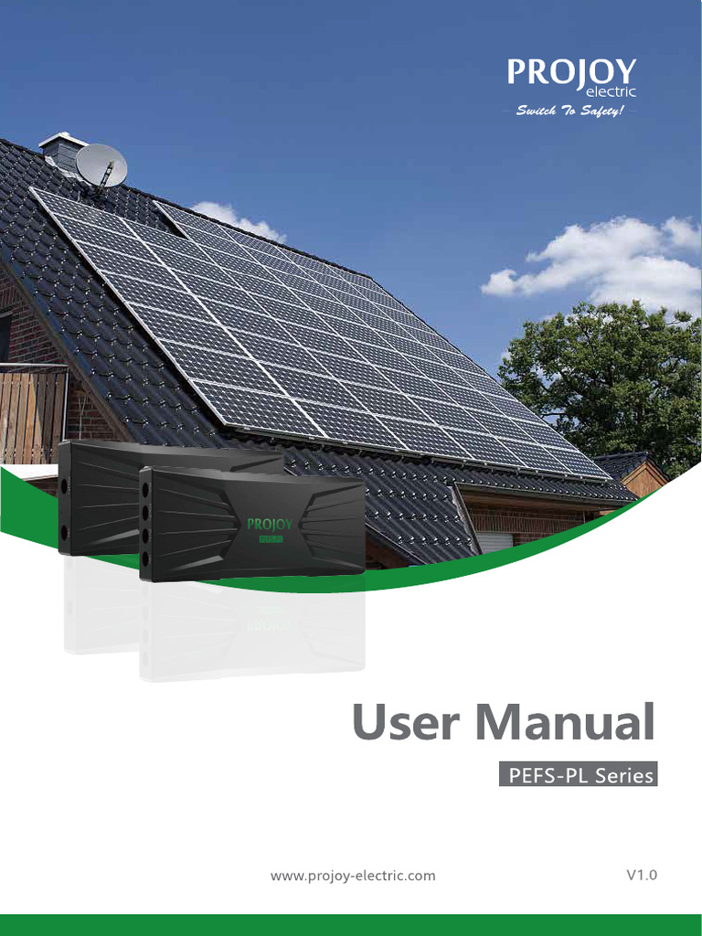 PEFS-PL Series Safety Instructions | PDF | Electrical Engineering ...