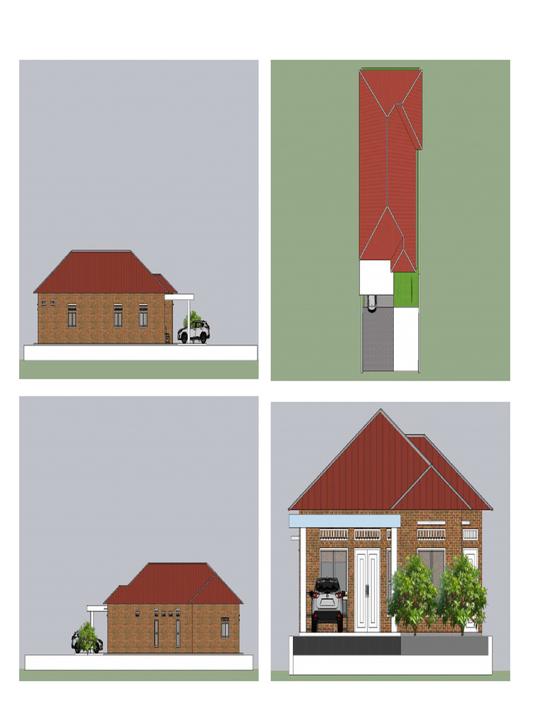 RUMAH 9x16 Meter Tiga Lingga | PDF