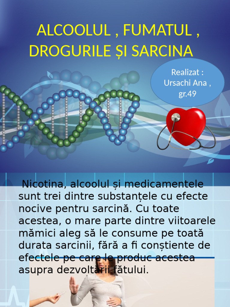 Alcoolul, Fumatul, Drogurile | PDF