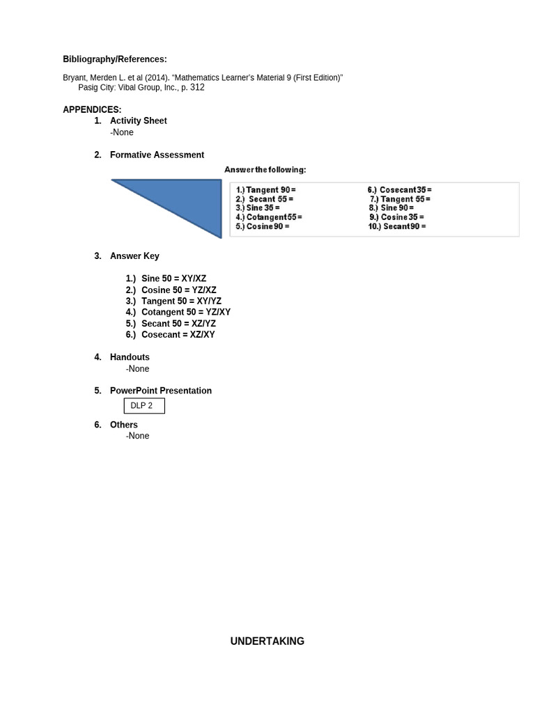 appendices dlp 2 | PDF