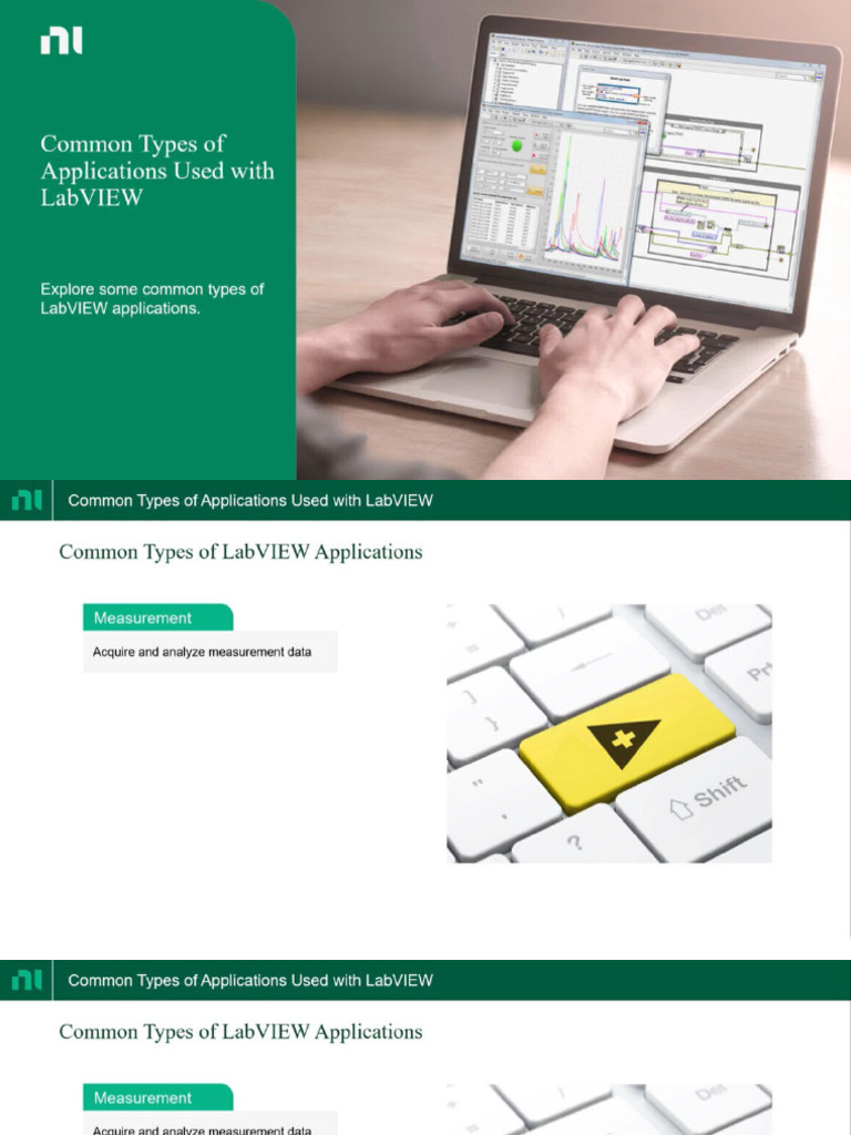 2 Common Types of Applications Used With LabVIEW | PDF