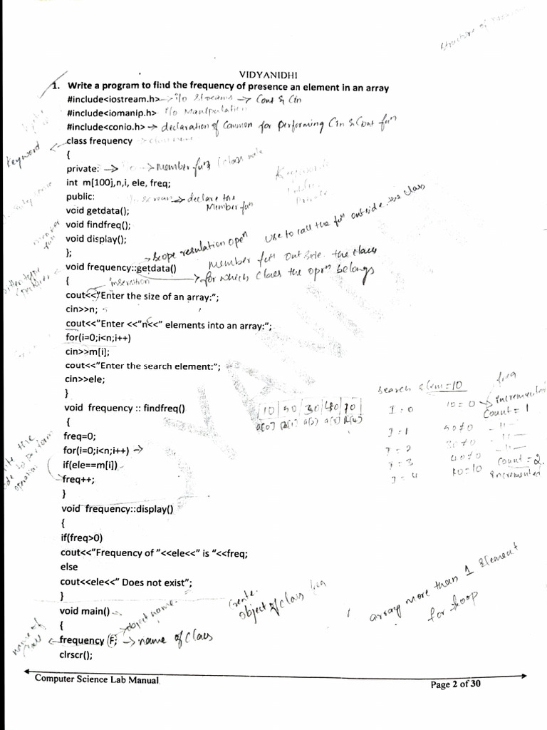 2nd PU CS Manual | PDF