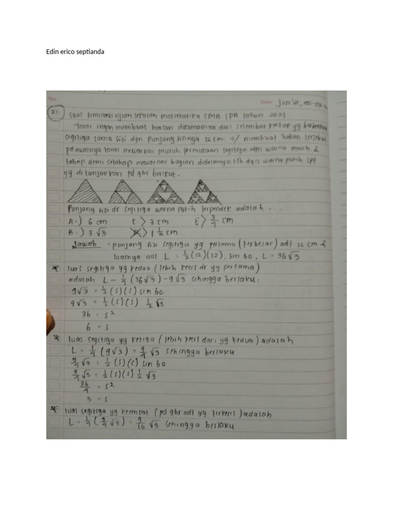 'Tgs Mat W Edin | PDF