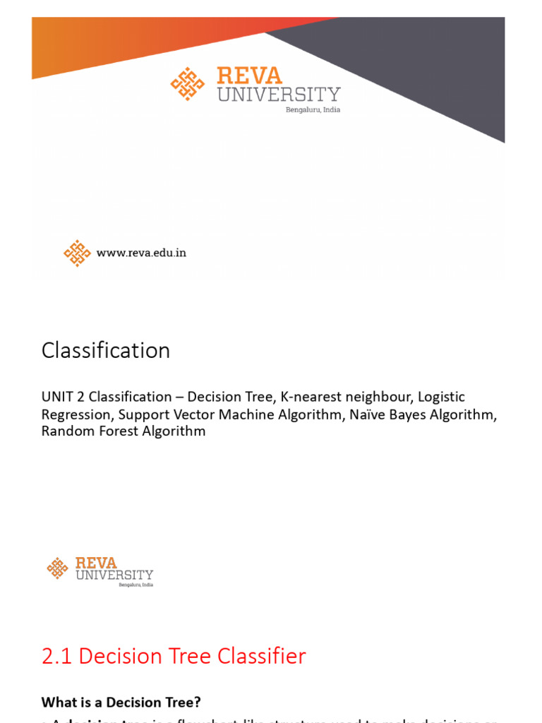 ML Unit 2 | PDF | Support Vector Machine | Logistic Regression