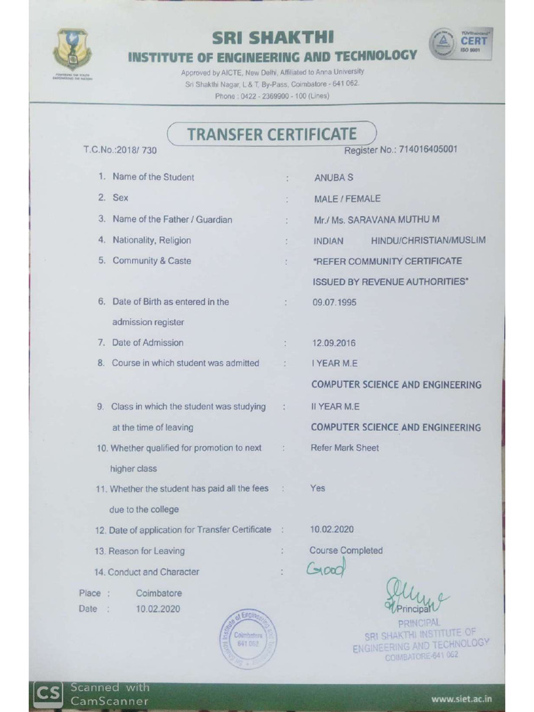 Certificate Orginal - 9 | PDF