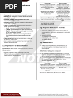 Cie Igcse Businessstudies 0450 v1 Znotes | PDF | Franchising | Employment